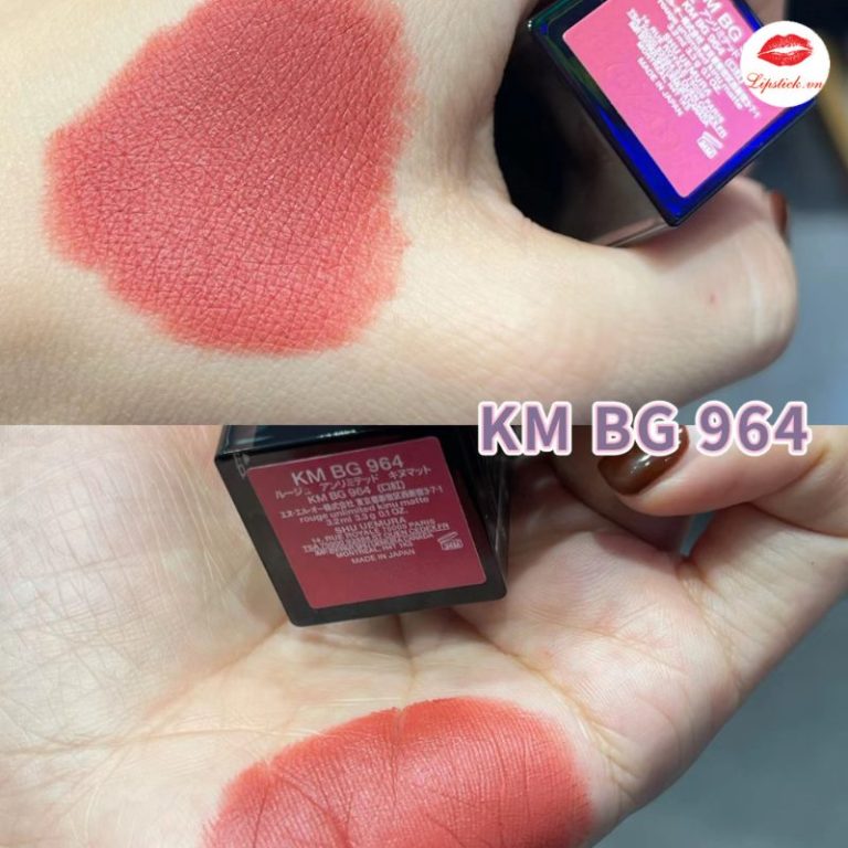 Son Shu Uemura Kinu KM BG 964 Sakura After Rain Màu Hồng Khô