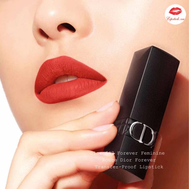 Son Dior Màu 647 Forever Feminine Đỏ Cam - Rouge Dior Forever MỚI