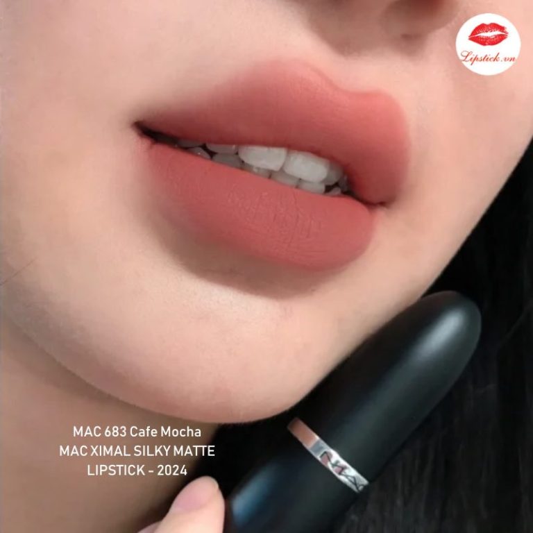 Son MAC 683 Cafe Mocha Cam Đào Nude - MACXIMAL Silky Matte
