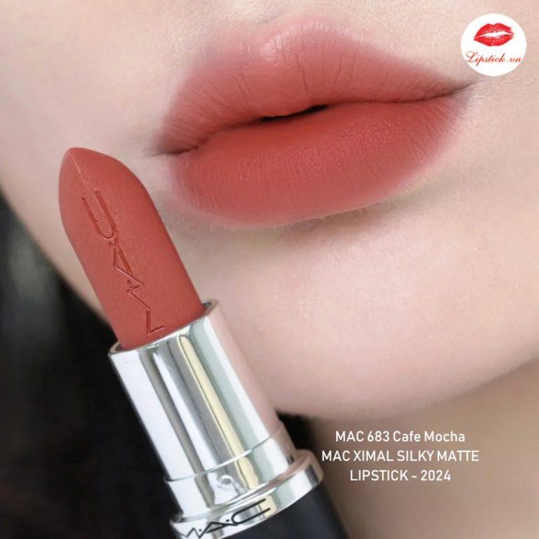 Son MAC 683 Cafe Mocha Cam Đào Nude - MACXIMAL Silky Matte