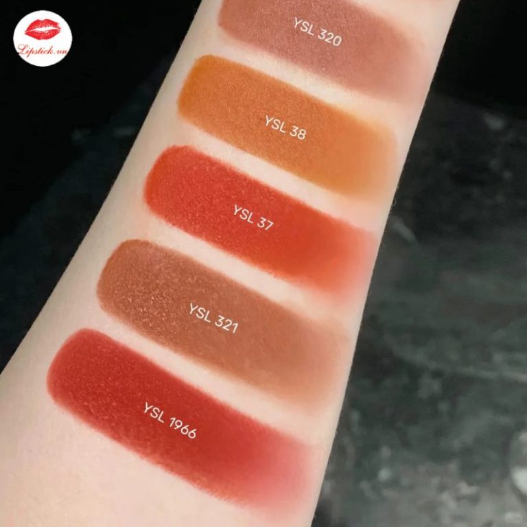 Son YSL Slim 321 Fervent Maroon Đỏ Đất The Slim Velvet Radical Mới
