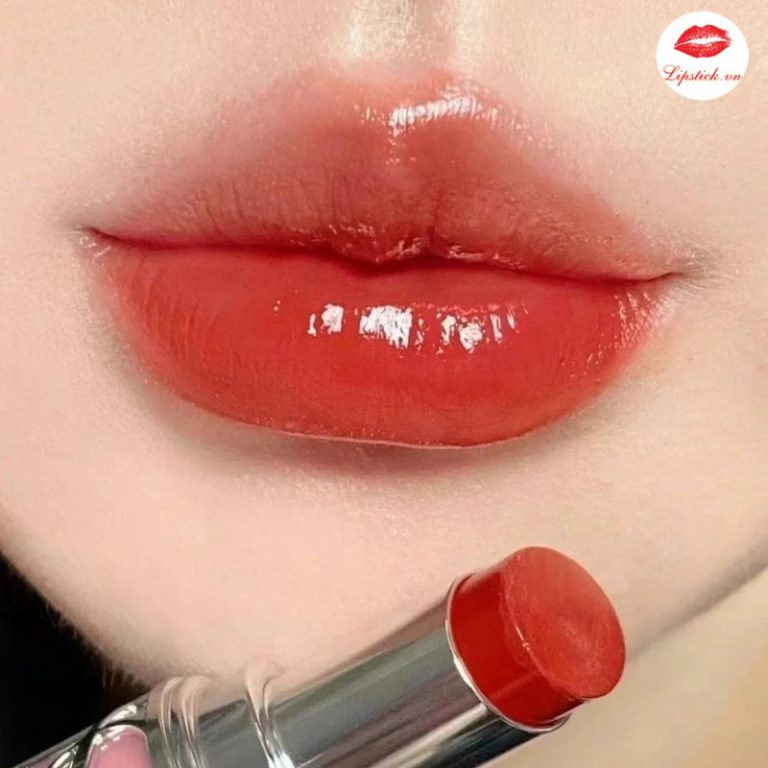 Son Dưỡng YSL 80 Glowing Lava Đỏ Hồng Loveshine Lip Oil Stick MỚI