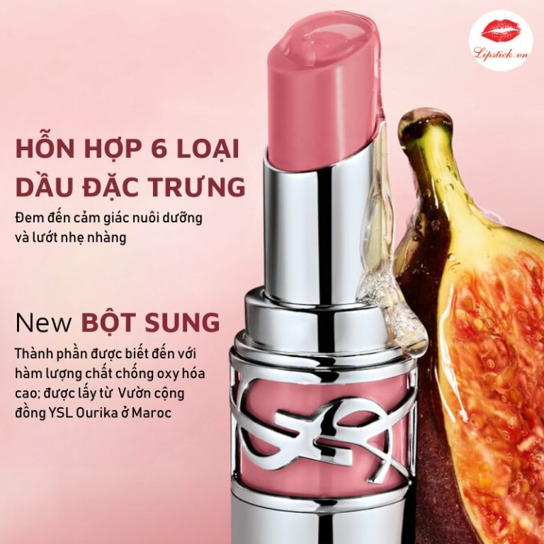 Son Dưỡng YSL 210 Passion Red Màu Đỏ Thuần - Loveshine Lip Oil Stick