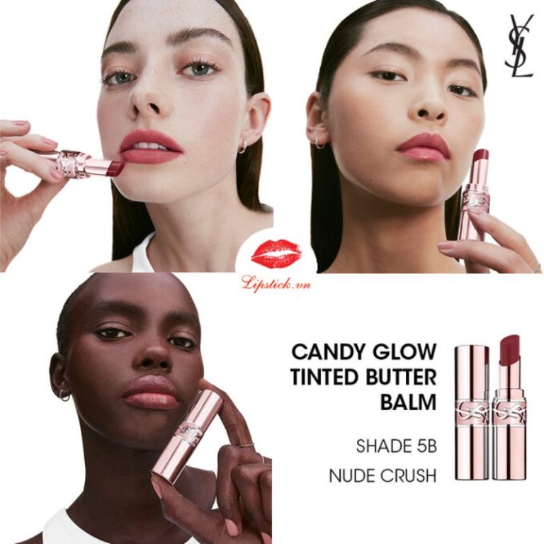 Son Dưỡng YSL 5B Nude Crush Màu Hồng Đất MỚI | Lipstick.vn