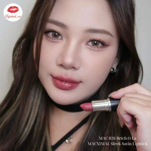 Son MAC 826 Brick O La Màu Hồng Đất Hot Nhất Mới Nhất