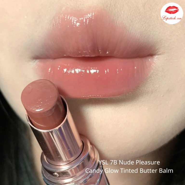 Son Dưỡng YSL 7B Nude Pleasure Màu Hồng Cam MỚI | Lipstick.vn