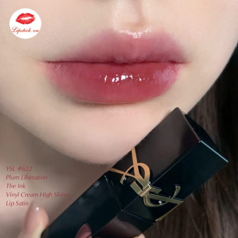 Son YSL 622 Plum Liberation Hồng Mận The Inks Vinyl Cream MỚI