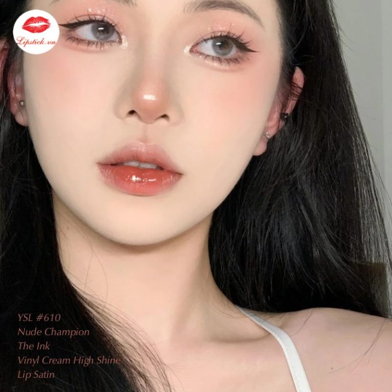 Son YSL 610 Nude Champio Cam Nude The Ink Vinyl Cream MỚI