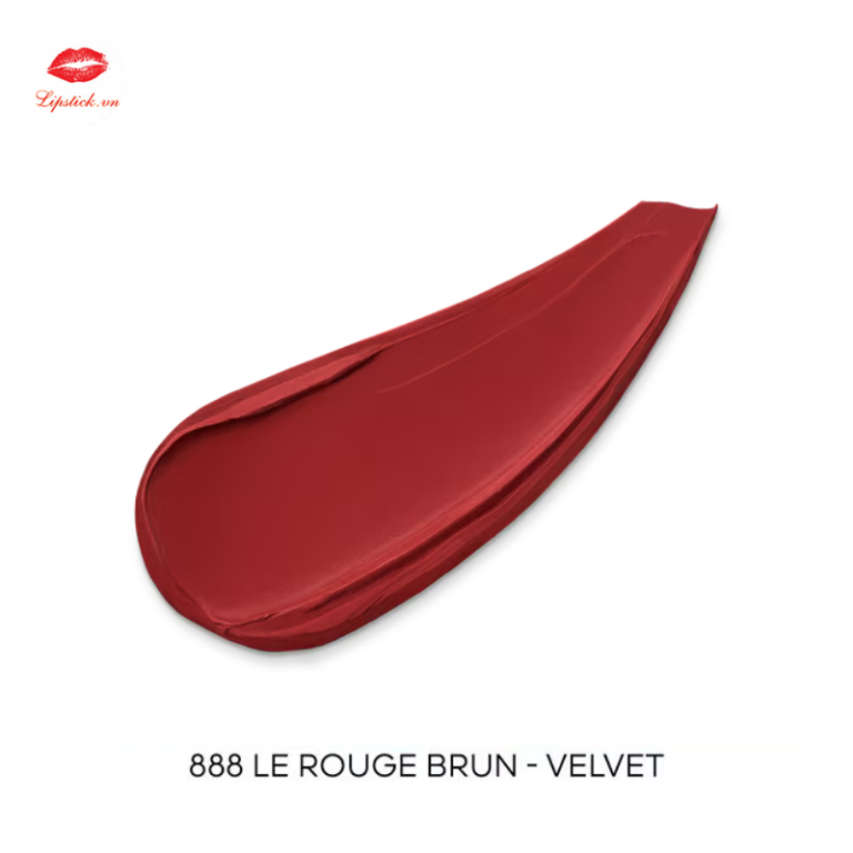 Son Guerlain Màu 888 Le Rouge Brun Màu Đỏ Thuần Đẹp Nhất