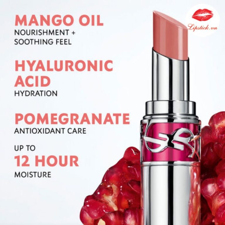 Son Dưỡng YSL 17 Strawberry Cloud Màu Đỏ Dâu MỚI